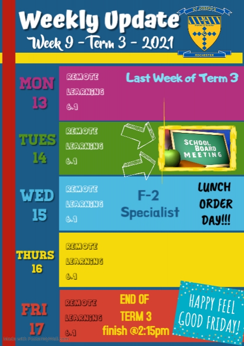 Week 5 dates | PosterMyWall