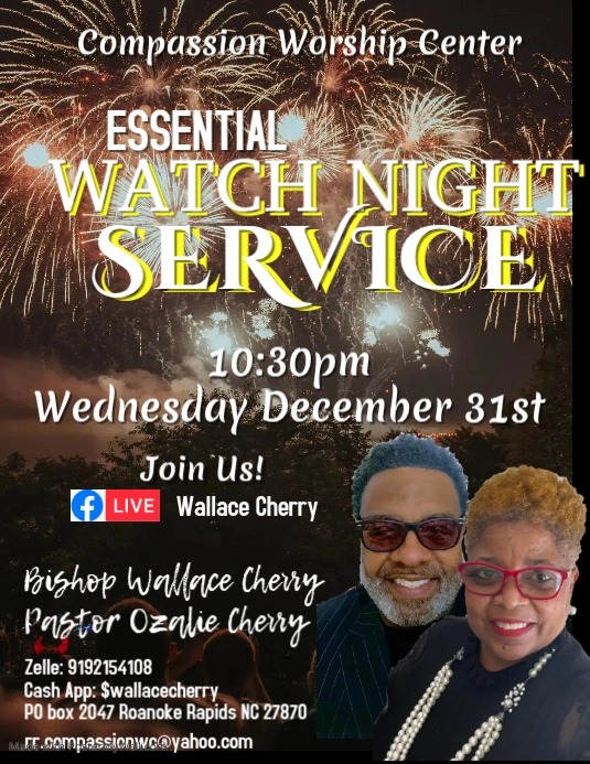 Copy of Church Watch Night Service | PosterMyWall
