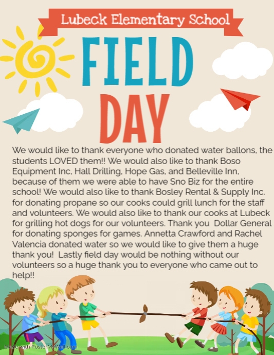 Pink Kids Field Day Flyer Template | PosterMyWall