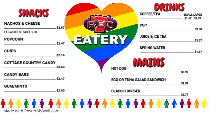 Drag Menu | PosterMyWall