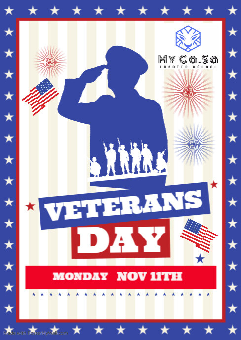 Copy of VETERANS DAY POSTER | PosterMyWall