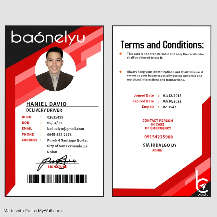 Copy of Copy of Portrait ID | PosterMyWall
