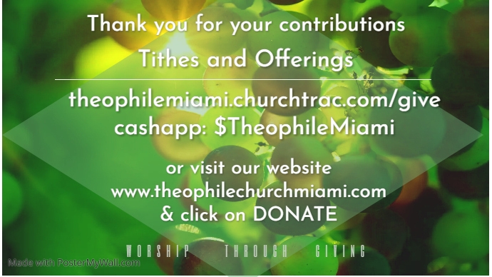 Tithes & Offering | PosterMyWall