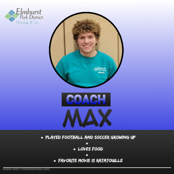 Coach Max | PosterMyWall