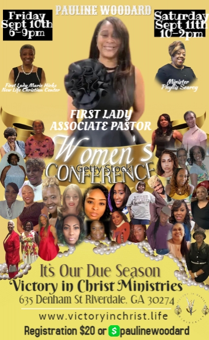 Women Conference Backdrop | PosterMyWall