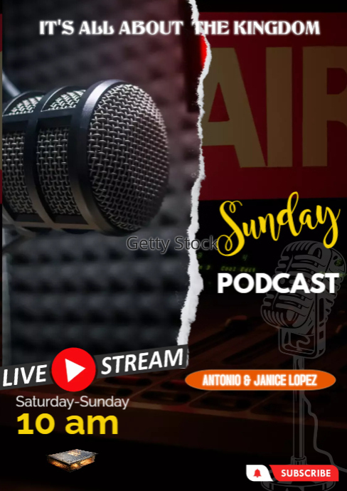 RADIO SHOW PODCAST | PosterMyWall