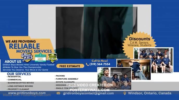 Copy of Moving Service Advert | PosterMyWall