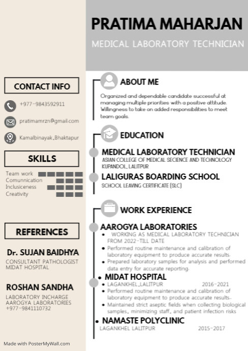 resume, professional services,cv | PosterMyWall