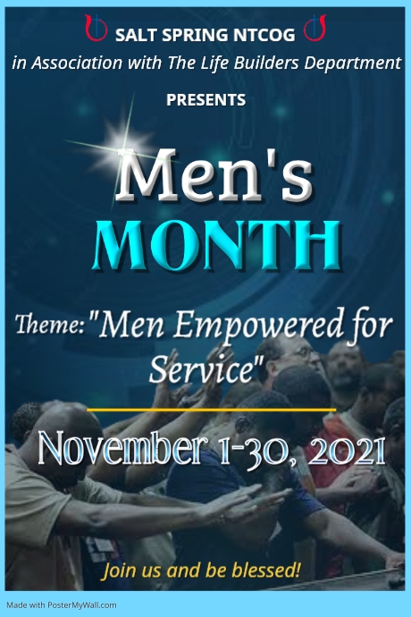Men's Month Poster | PosterMyWall