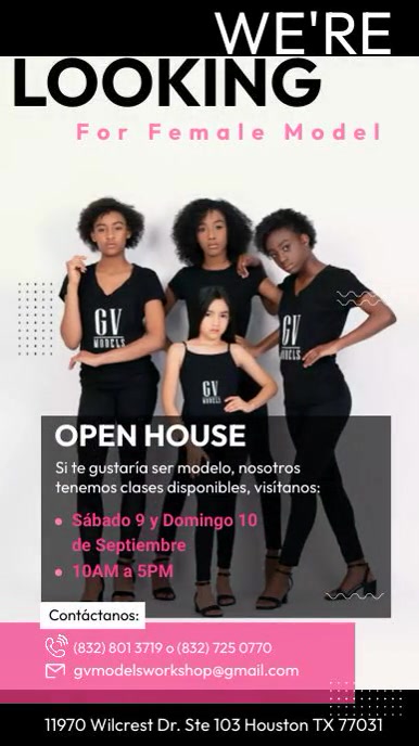 Copy of We're Looking Model Template | PosterMyWall