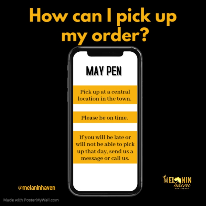 Copy of Copy of Order | PosterMyWall
