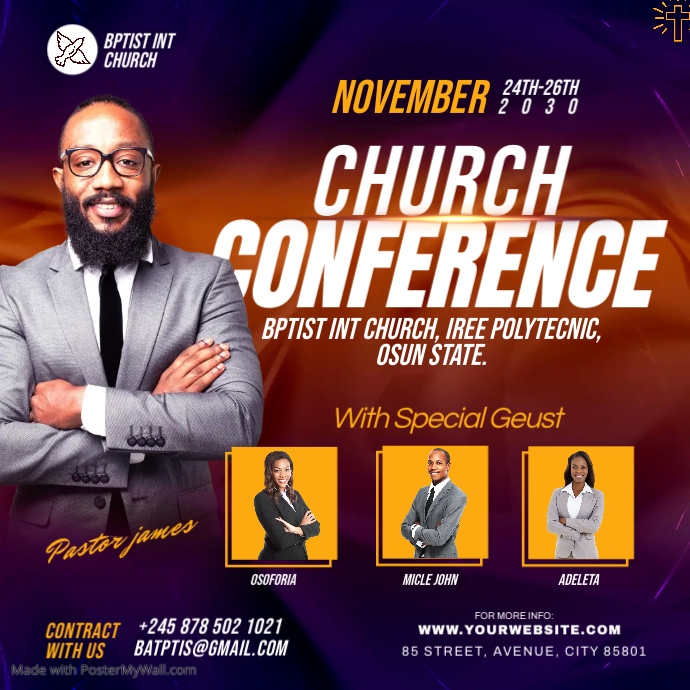 church conference flyer | PosterMyWall