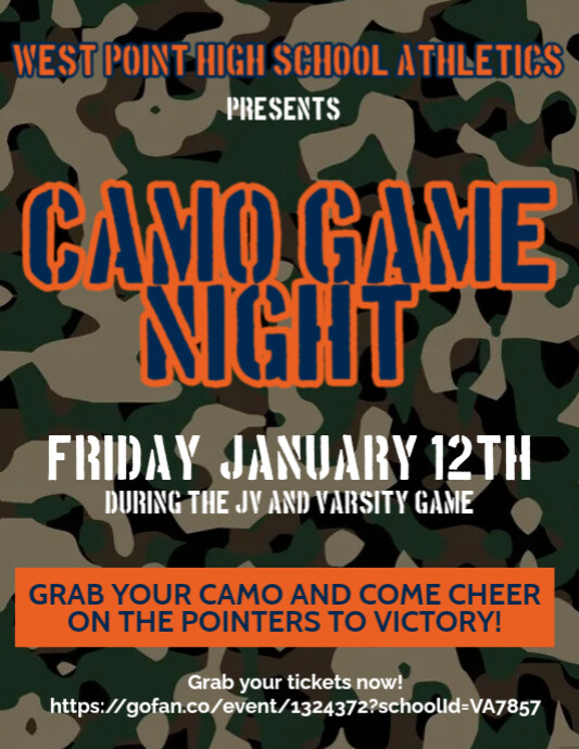 Camo Party Club Flyer Template | PosterMyWall