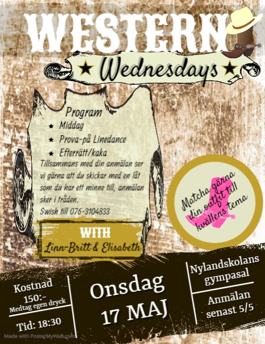 Copy of Western Wednesday Flyer | PosterMyWall