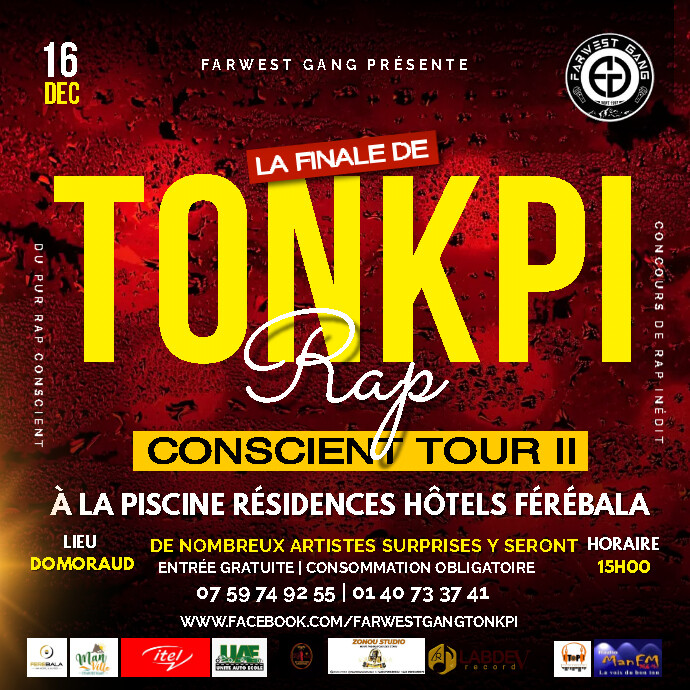 Finale Tonkpi Rap Conscient Tour | PosterMyWall