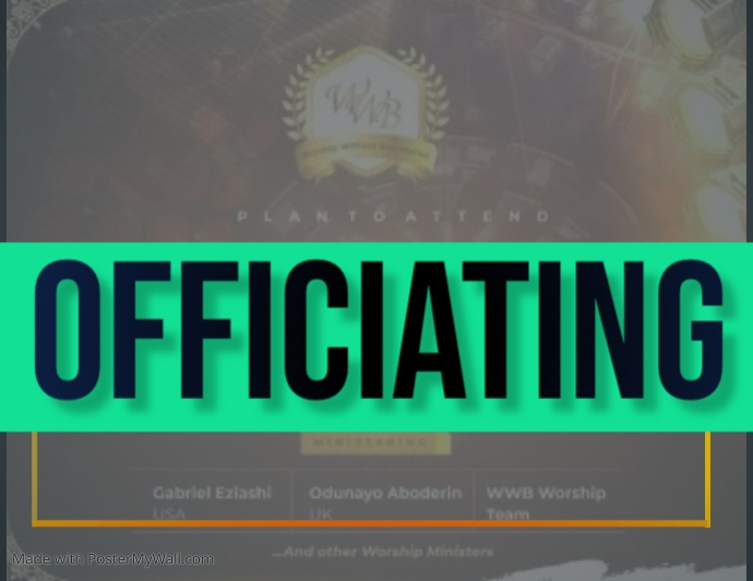 USHERING (2) | PosterMyWall