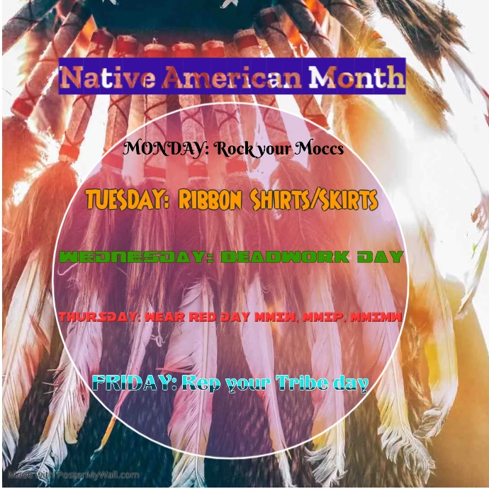 native american day | PosterMyWall