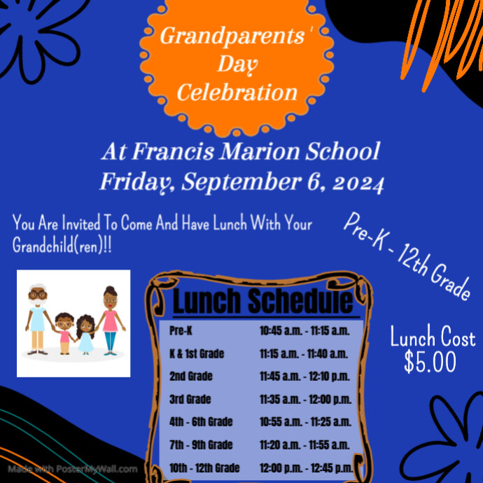 FMS Grandparent's Celebration Day - September 11, 2023 | PosterMyWall