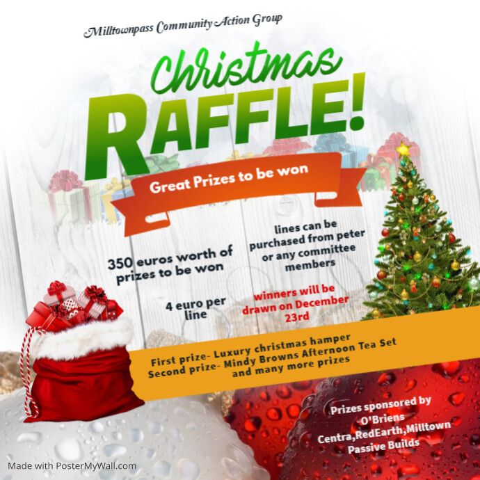 Christmas Raffle Instagram Post | PosterMyWall