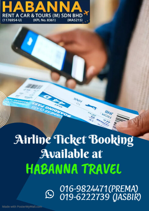 Ticket Booking Ad Design | PosterMyWall