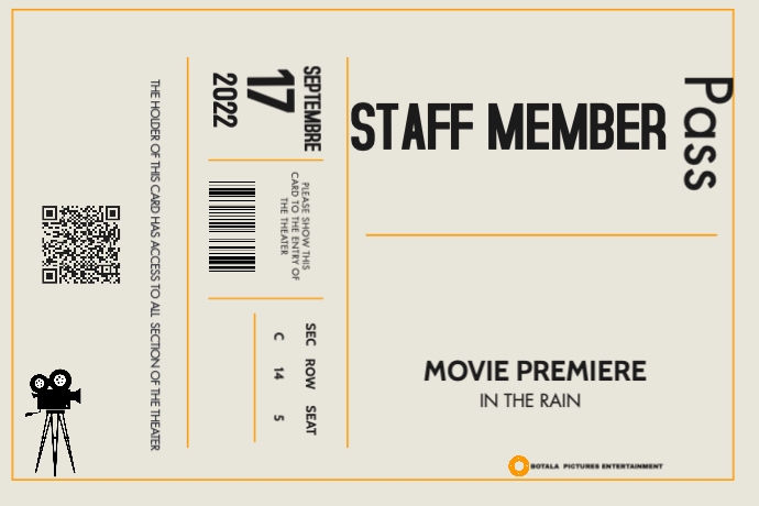 Copy of vip pass template design ticket | PosterMyWall