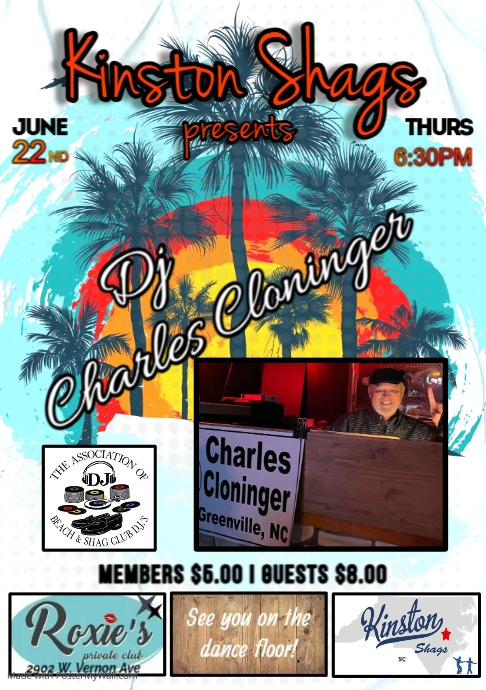 2023-06-22 Charles Cloninger | PosterMyWall