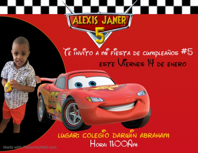 Copia de Invitation Cars 2 | PosterMyWall