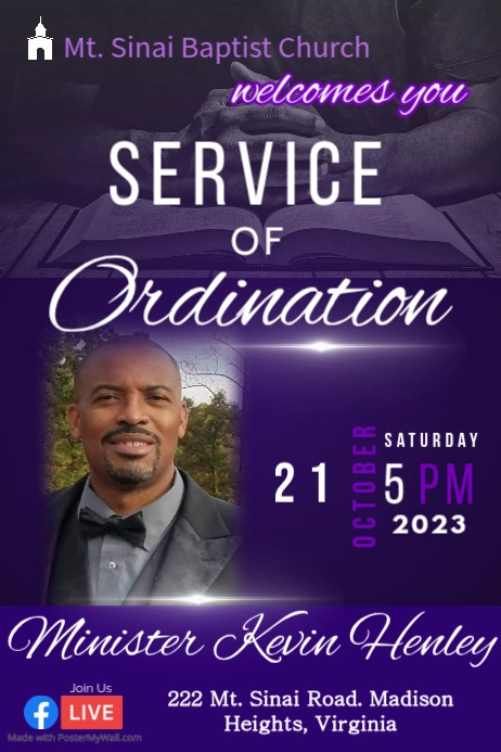 Ordination | PosterMyWall