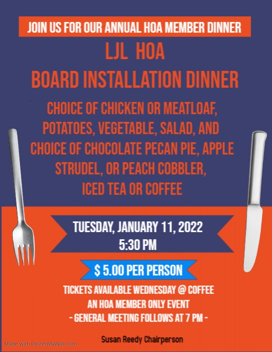 Copy of Installation Dinner | PosterMyWall