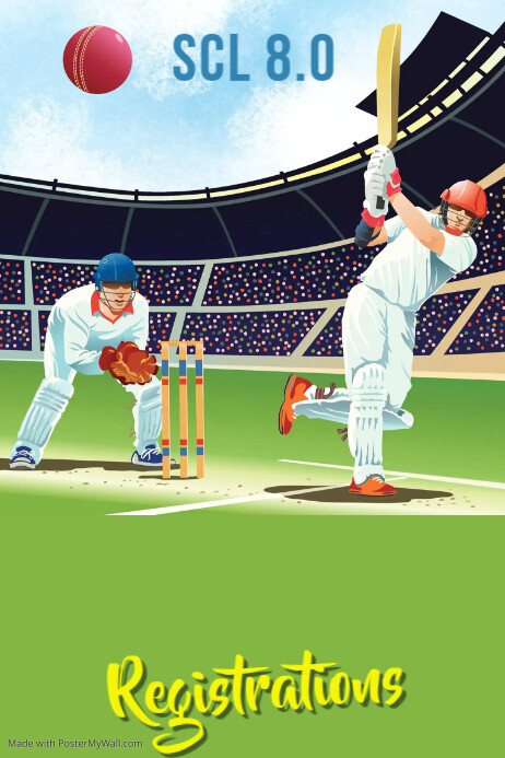 Cricket Tournament Poster | PosterMyWall