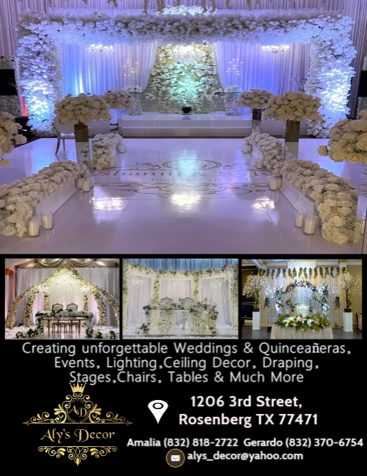 Barn wedding venue hire flyer | PosterMyWall