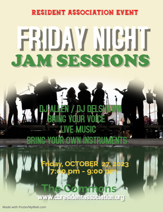 JAM SESSIONS EVENT | PosterMyWall