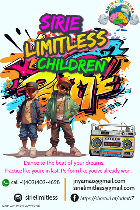 KIDS HIP HOP DANCE CAMP POSTER | PosterMyWall