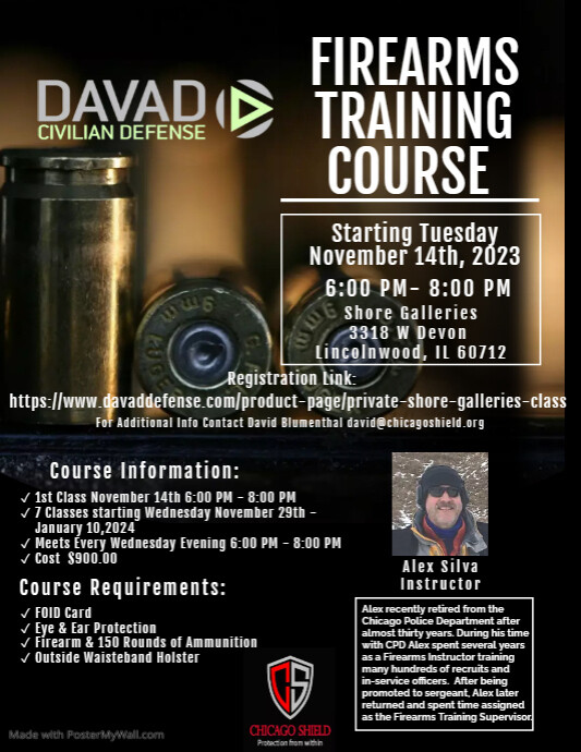 Copy of Firearms Safety Training 1st Qtr 22 (1) | PosterMyWall
