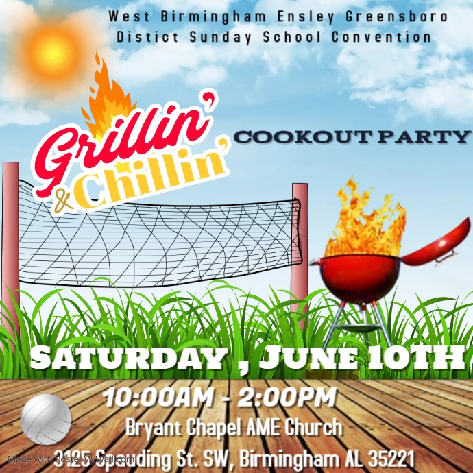 COOKOUT FLYER | PosterMyWall