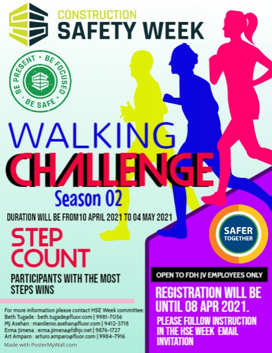 Walking Challenge Season 2 | PosterMyWall