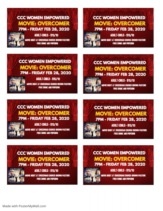 Copy of Tickets | PosterMyWall