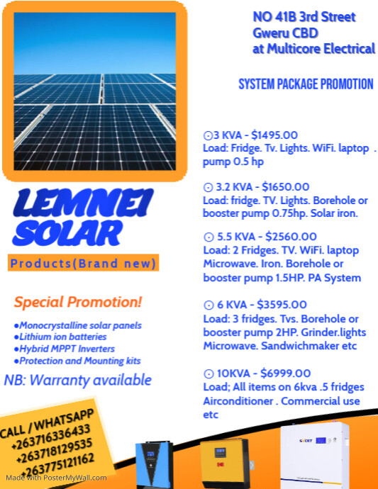 Solar Energy Solution flyer Template | PosterMyWall