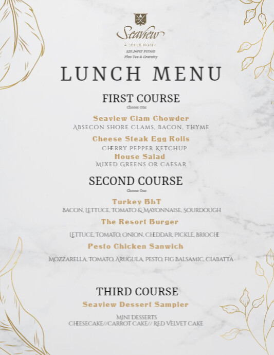 The Menu | PosterMyWall