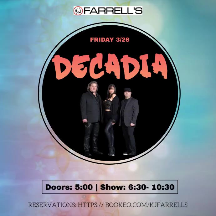 Copy of 3.26 DECADIA KJ | PosterMyWall