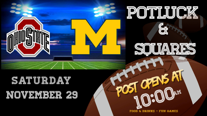 OSU vs Michigan | PosterMyWall