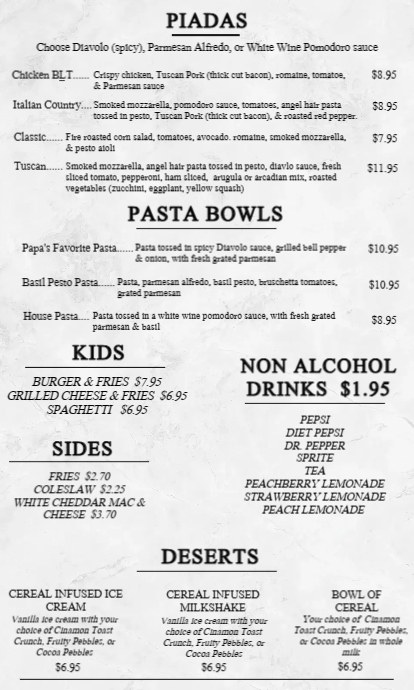 Copy of Marble Food Menu Flyer Templates | PosterMyWall