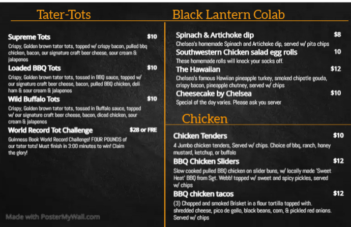 main menu 2 | PosterMyWall