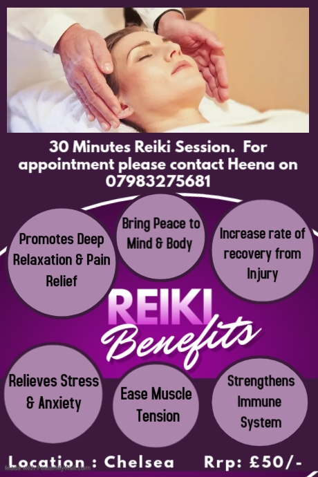 Copy of Reike Healing Poster | PosterMyWall