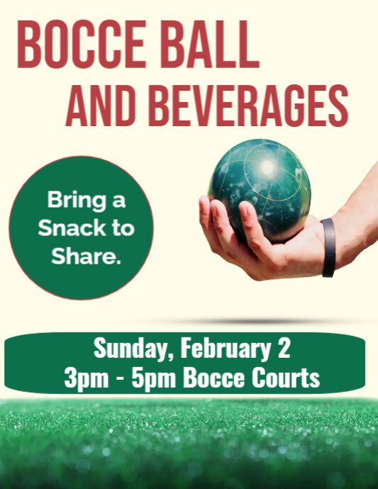Bocce Ball Tournament Flyer | PosterMyWall