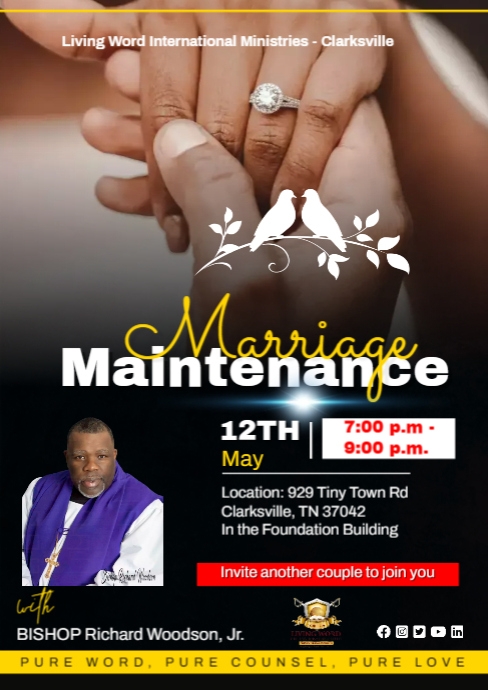 Marriage Seminar Flyer Template | PosterMyWall