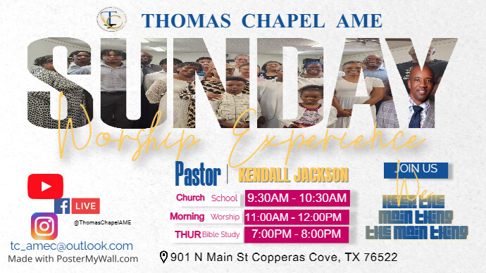 sunday service | PosterMyWall