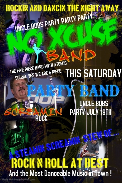 UNCLE BOBS PARTY | PosterMyWall