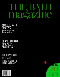 010422 THE BATH magazine cover template | PosterMyWall