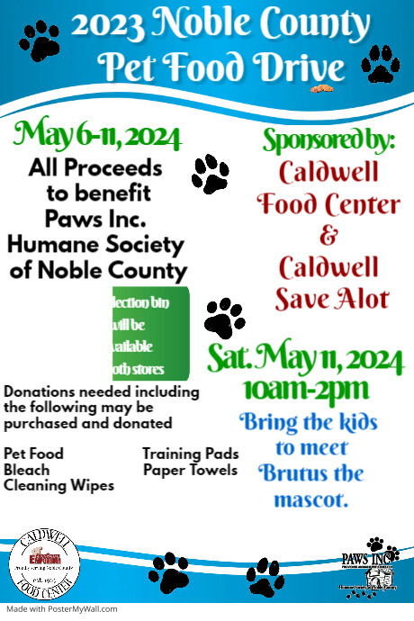 Copy of Pennies for Paws | PosterMyWall